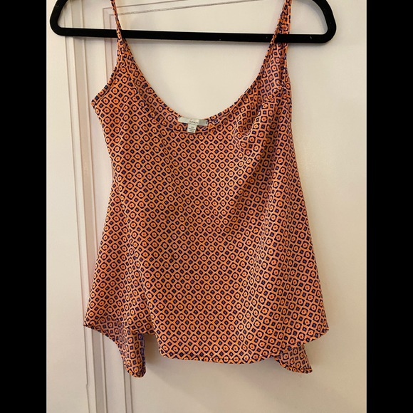 Soprano | Tops | Soprano Brand Orange And Blue Flowing Tank Size Xs ...